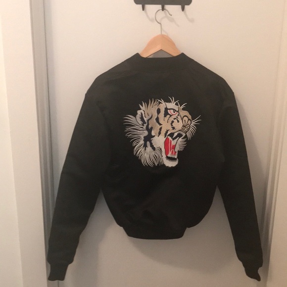 Urban Renewal | Jackets & Coats | Embroidered Tiger Bomber Jacket ...